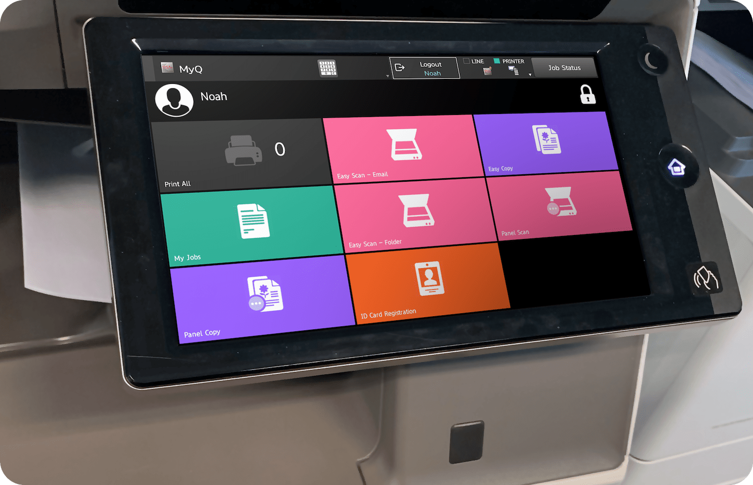 MyQ X Embedded Terminal Optimized for Sharp | MyQ