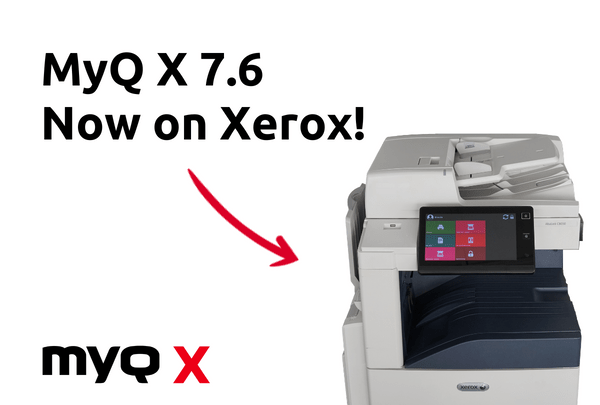 De nieuwe MyQ Embedded Terminal 7.6 voor Xerox beschikbaar | MyQ