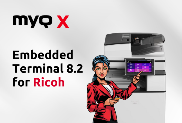 MyQ X Embedded Terminal 8.2 for Ricoh | MyQ