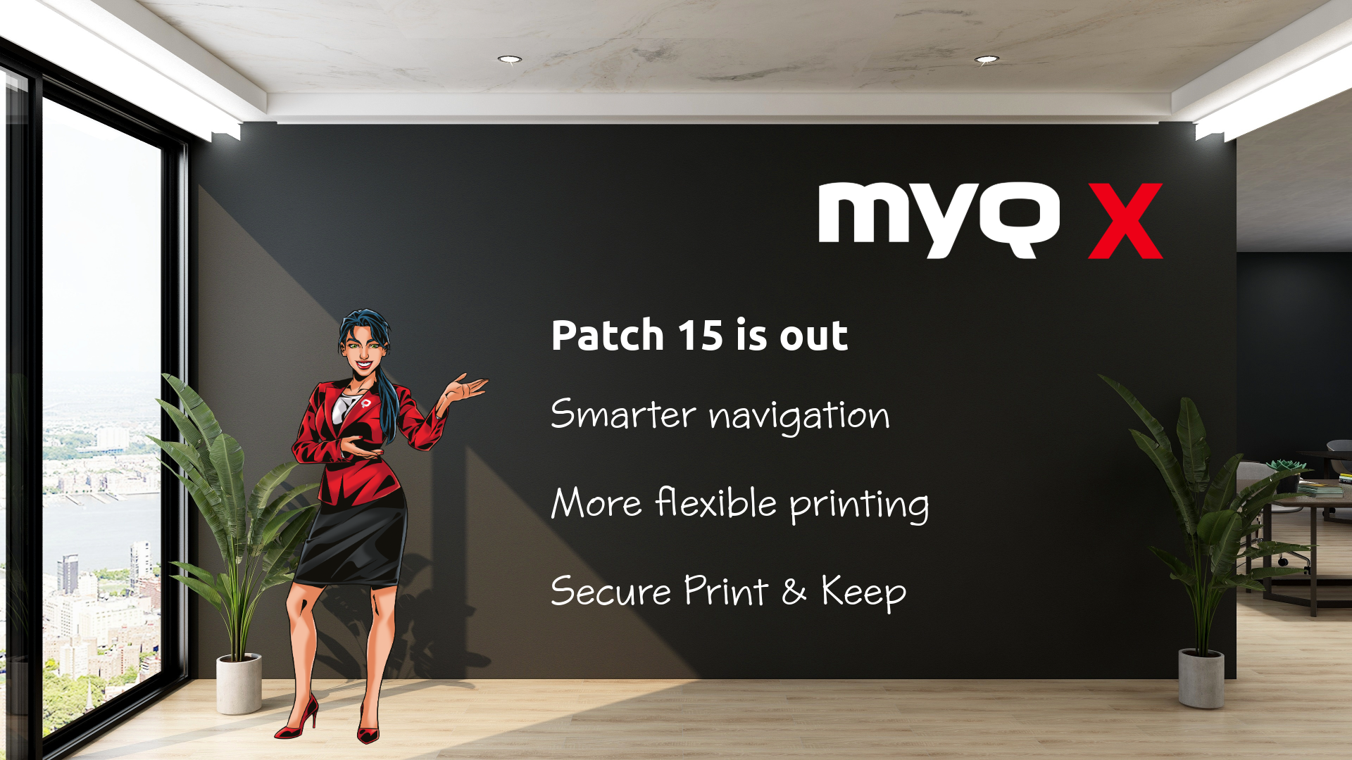 MyQ X Patch 15: Smarter navigation, higher security and more flexibility | MyQ